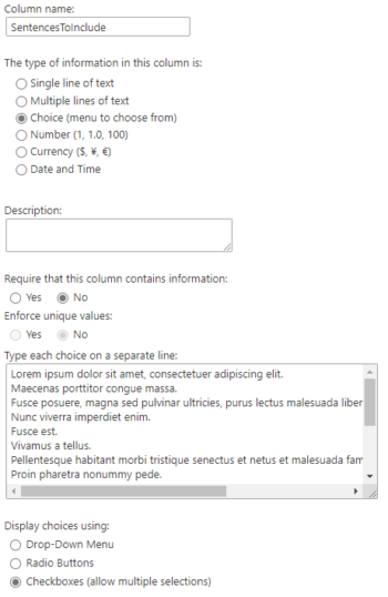 Creating a Checkbox list in PowerApps – The Dev Mill